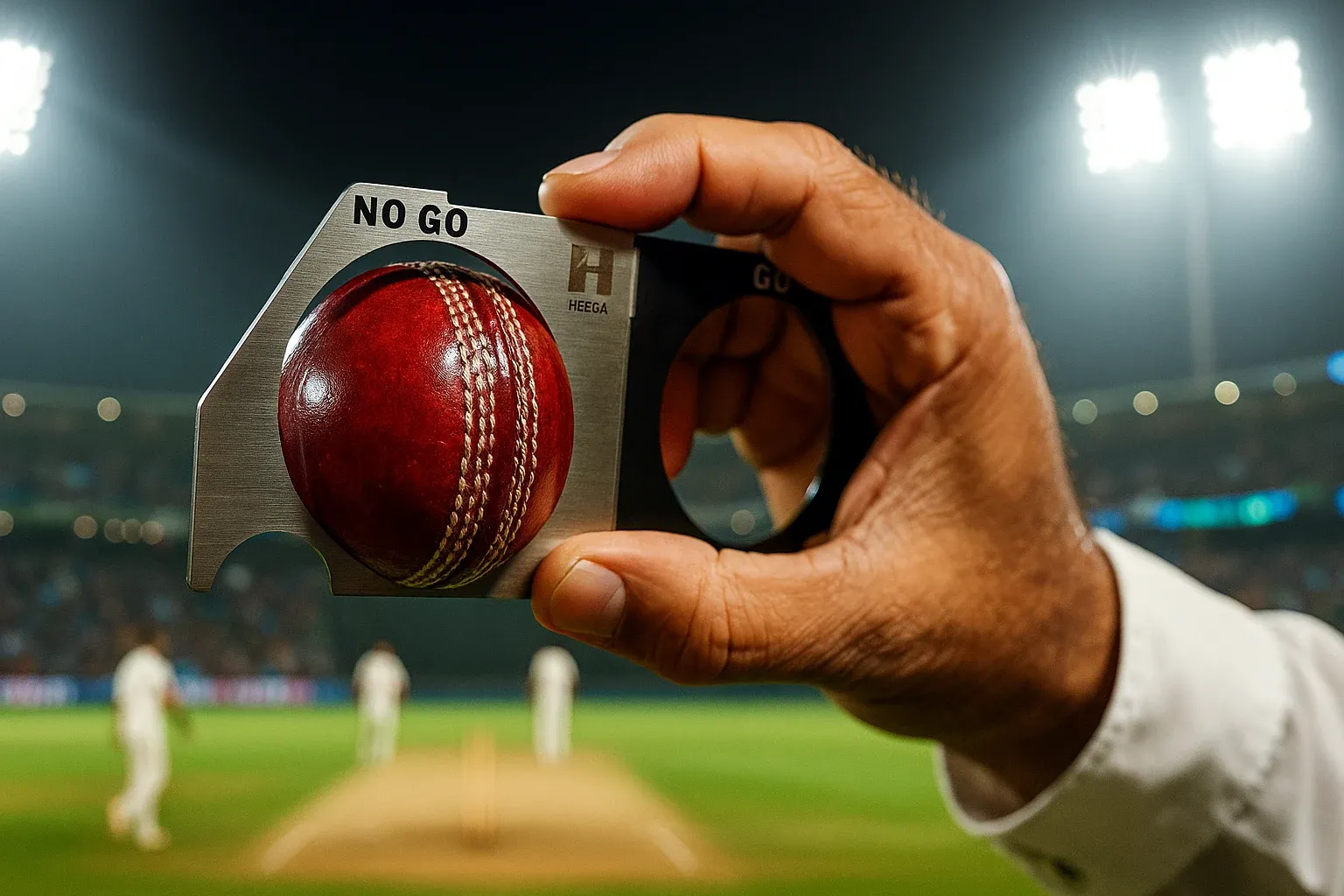 How a Simple Gauge Ensures Match-Ready Cricket Balls | Heega Sports